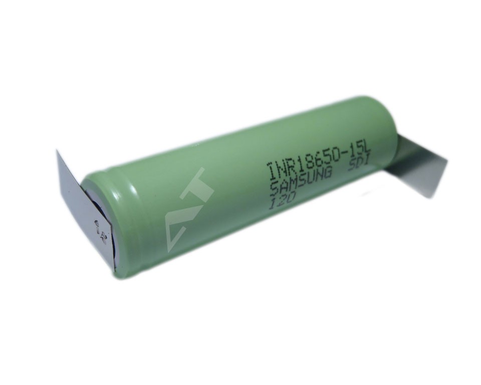 Samsung INR18650-15L, 1500mAh- 3,6V + Lötfahne Z Lithium-Ionen Akkus ...